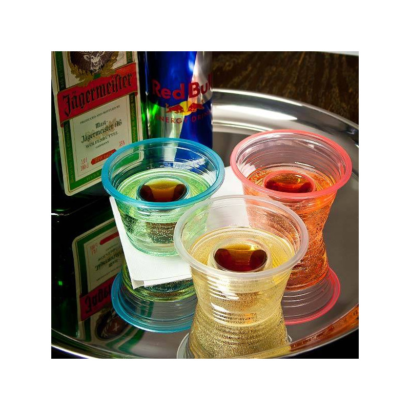 Vasos chupito Jager Bomb fluorescentes desde 0,30€