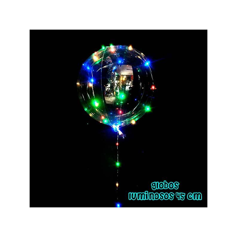 Globos luminosos LED transparentes redondos 1.90€