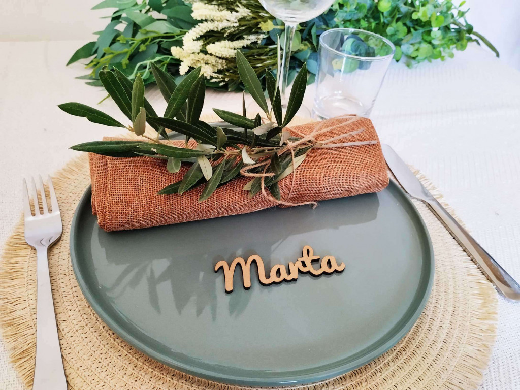 Marcasitios originales personalizados para bodas y eventos